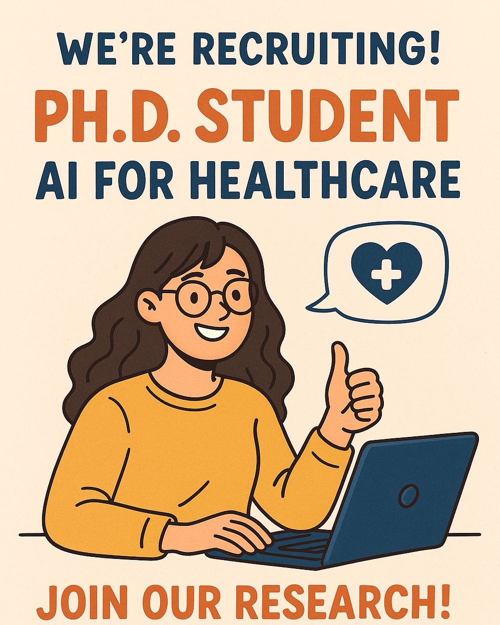 Studentship call - 1x PhD studentship in AI for Healthcare | Yukun Zhou